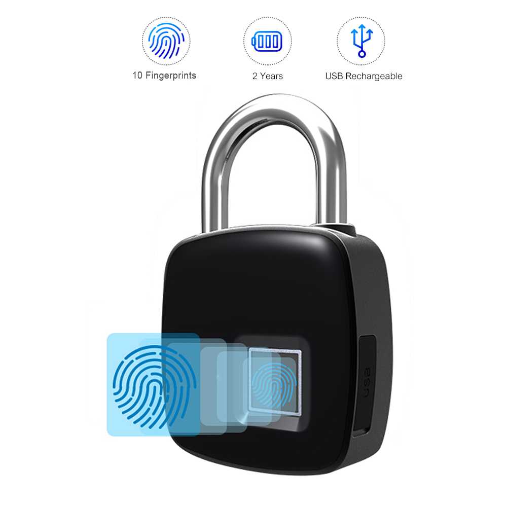 Smart Fingerprint Padlock | asghedom.com