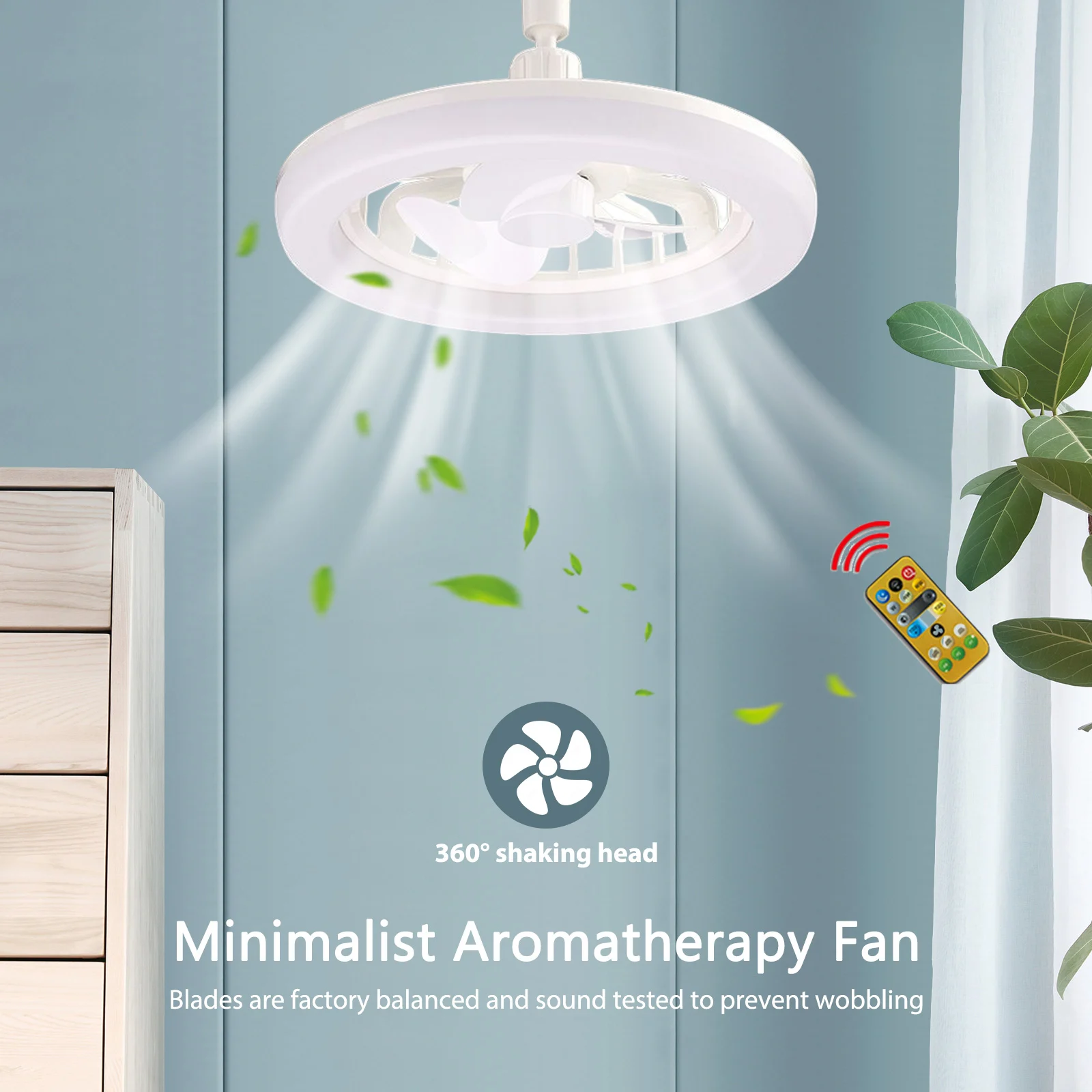 Rotating Smart Ceiling Fan | asghedom.com