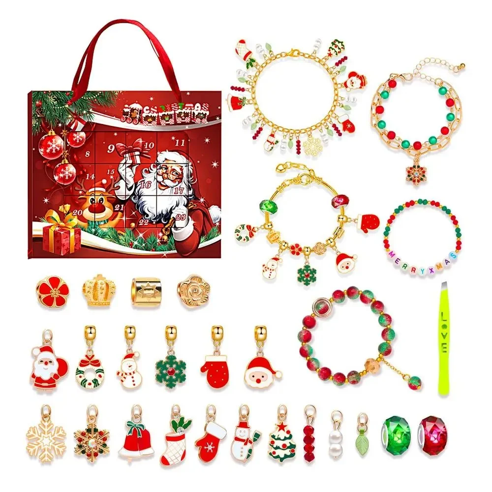 Christmas Countdown Calendar Bracelets Set | asghedom.com